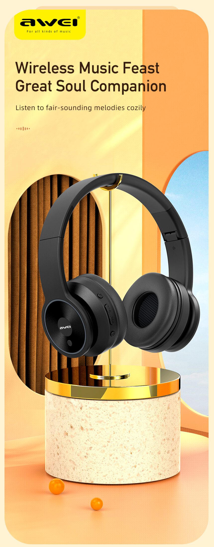 AWEI A996BL Wired/Wireless Headset - Extreme Gadgets